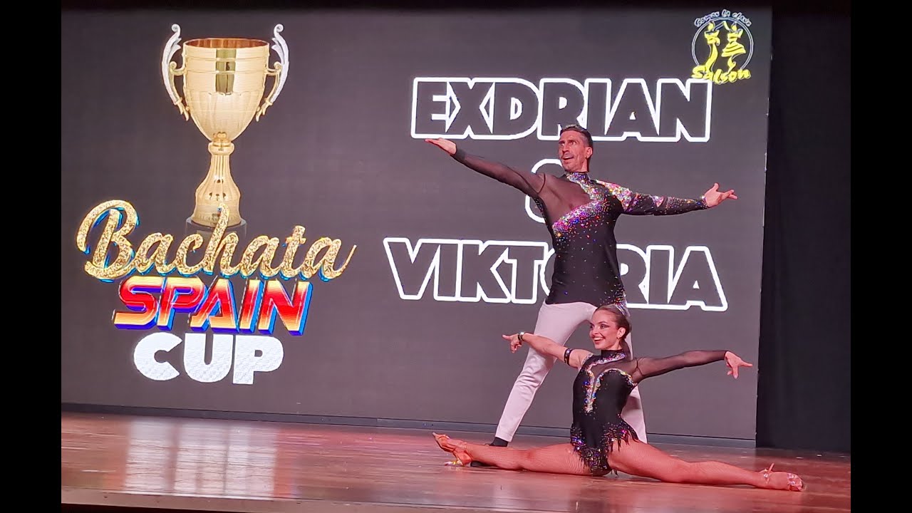 EXDRIAN Y VIKTORIA SHOW EN BACHATA SPAIN CUP 2023 PAREJAS - YouTube
