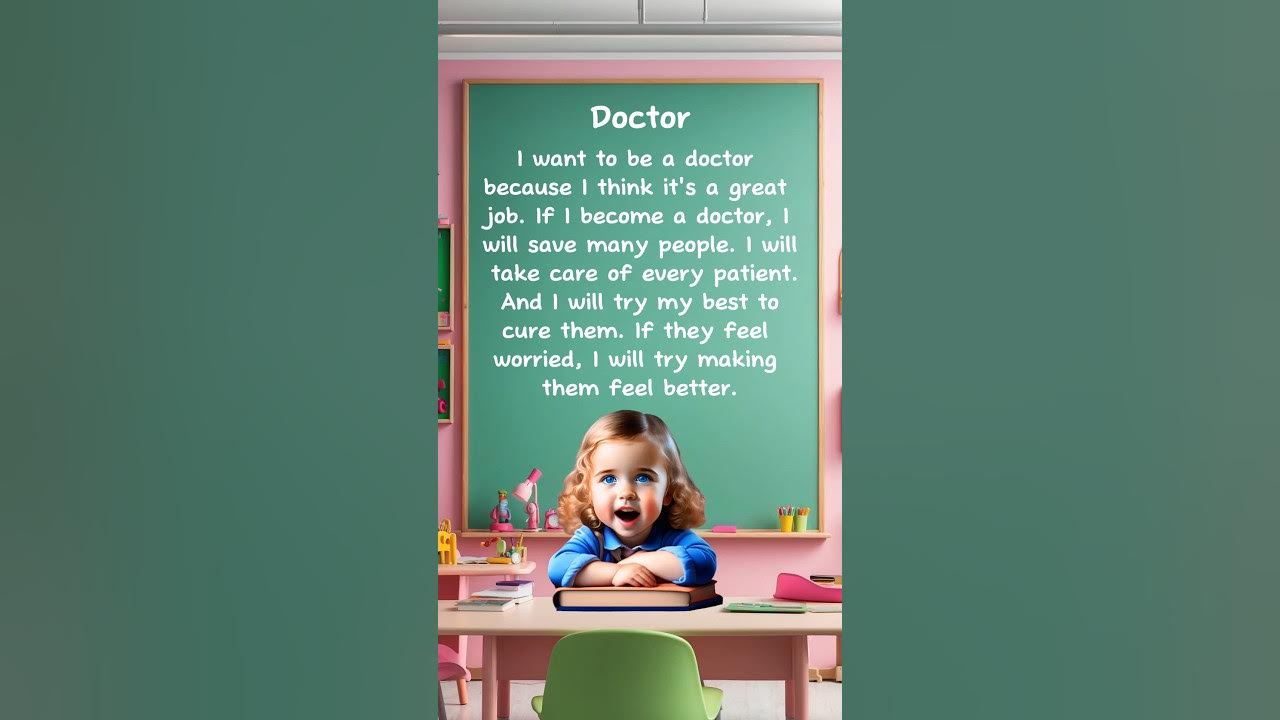 I want to be a doctor - YouTube