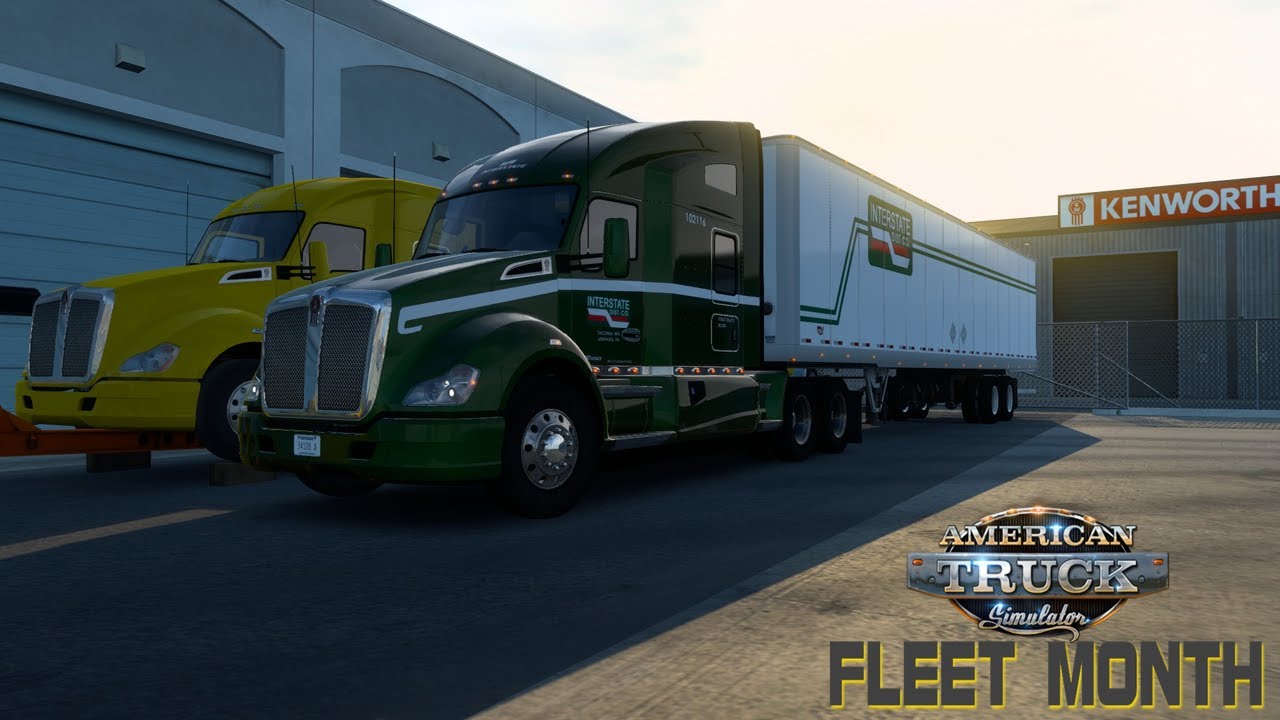 INTERSTATE DISTRIBUTION | FLEET MONTH | AMERICAN TRUCK SIMULATOR - YouTube