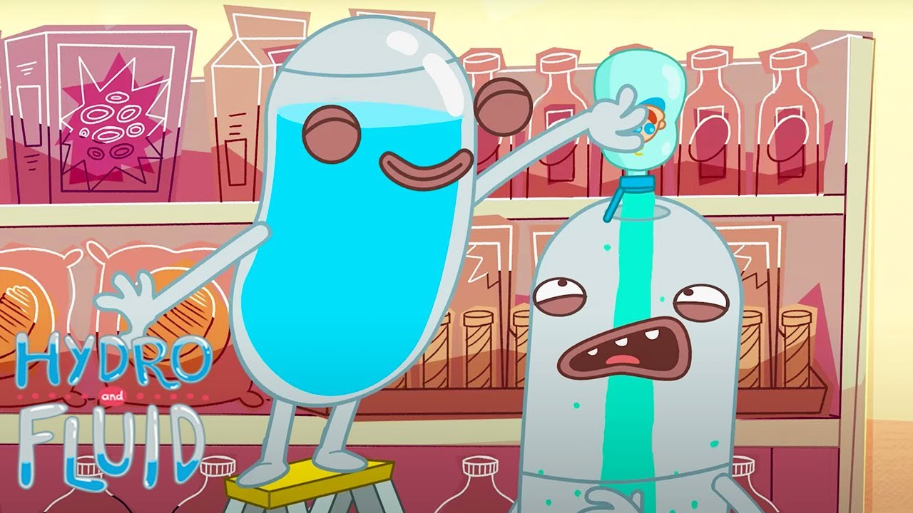 Liquid Spell | HYDRO and FLUID | Funny Cartoons for Children - YouTube