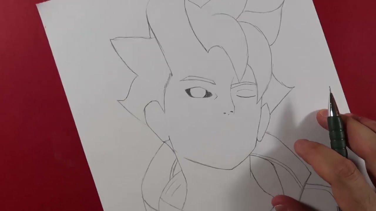 How To Draw BORUTO Otsutsuki Mode Easy Step by Step / MA Çizim ...
