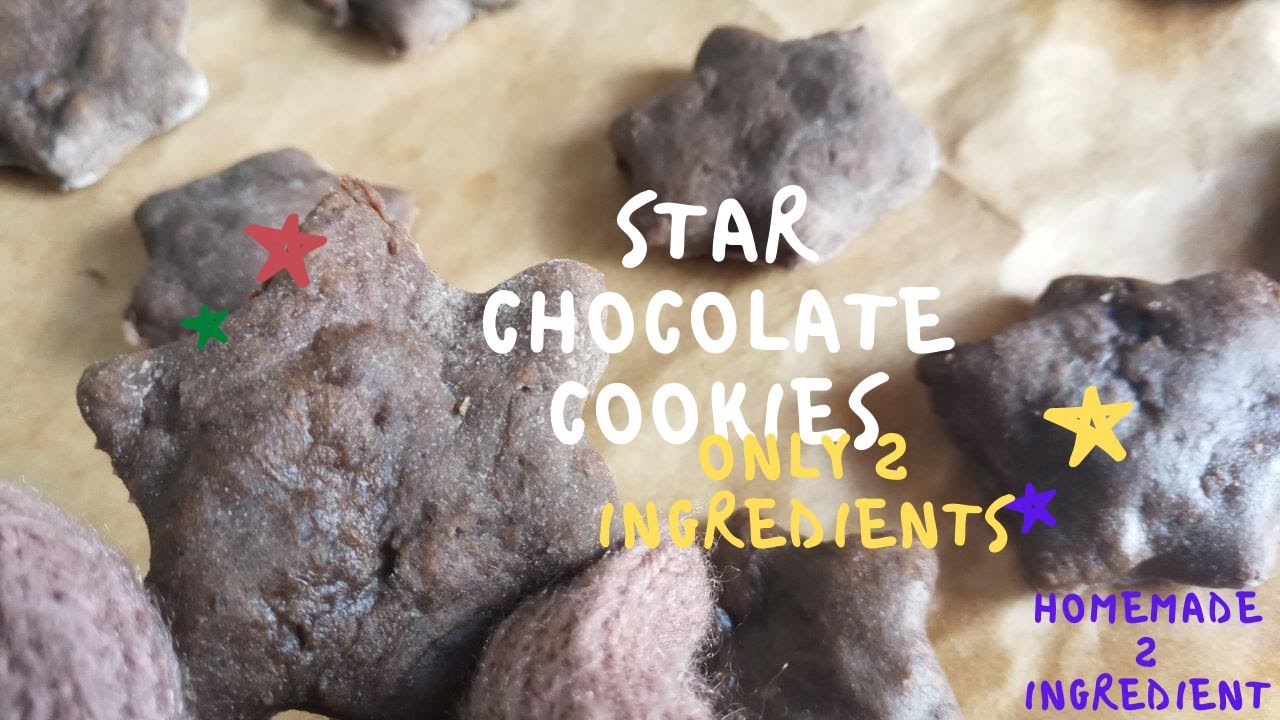 Star Chocolate Cookies Recipe - YouTube