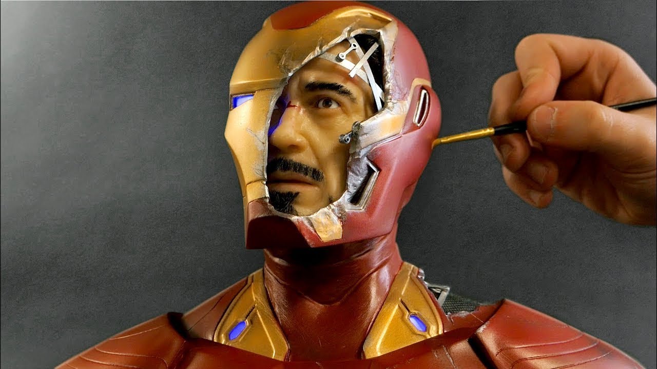 ESCULTURA DE IRON MAN INCREÍBLE!!/IRON MAN SCULPTURE AMAZING !! - YouTube
