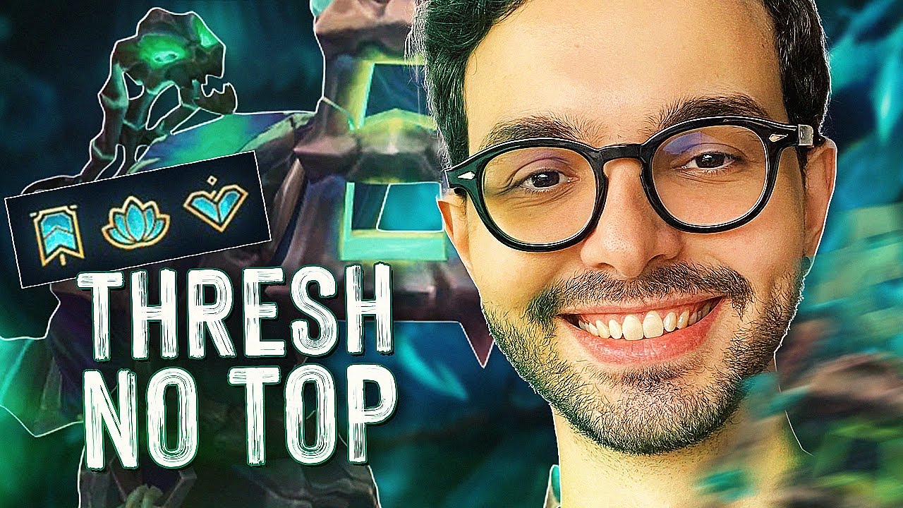 THRESH É ROUBADO ATÉ NA TOP LANE - YouTube