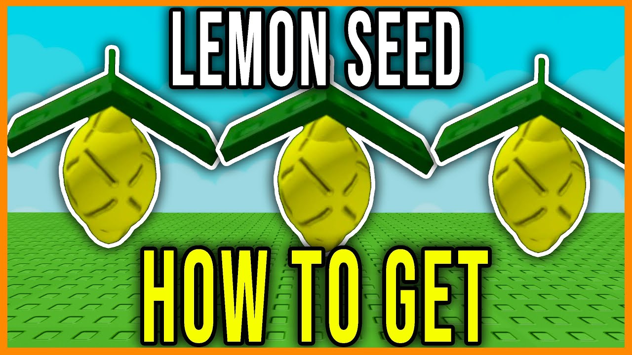 LEMON SEED - HOW TO GET LEMON TREE SEED [GROW A GARDEN] - Roblox - YouTube