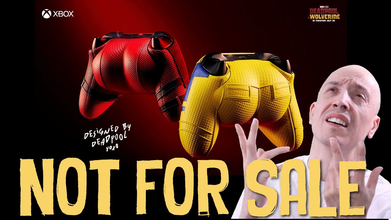 Xbox Deadpool Wolverine Controllers NOT FOR YOU! - YouTube