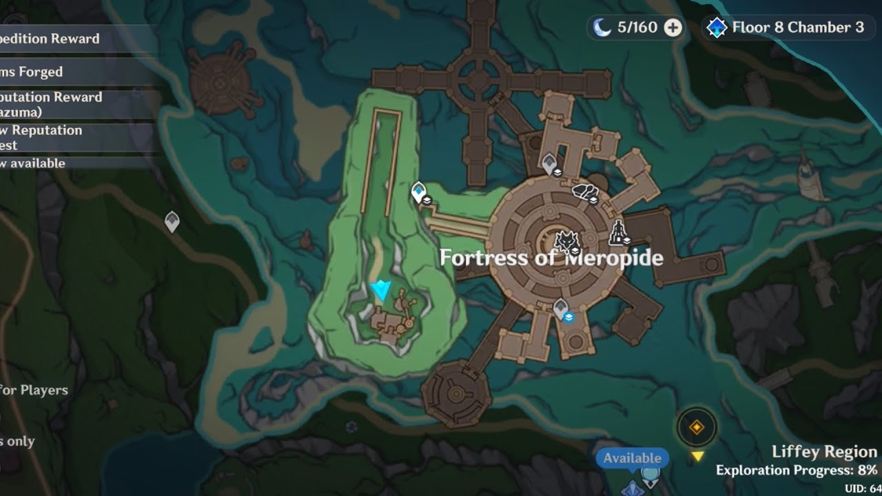 Path to Fortress of Meropide Genshin impact - YouTube