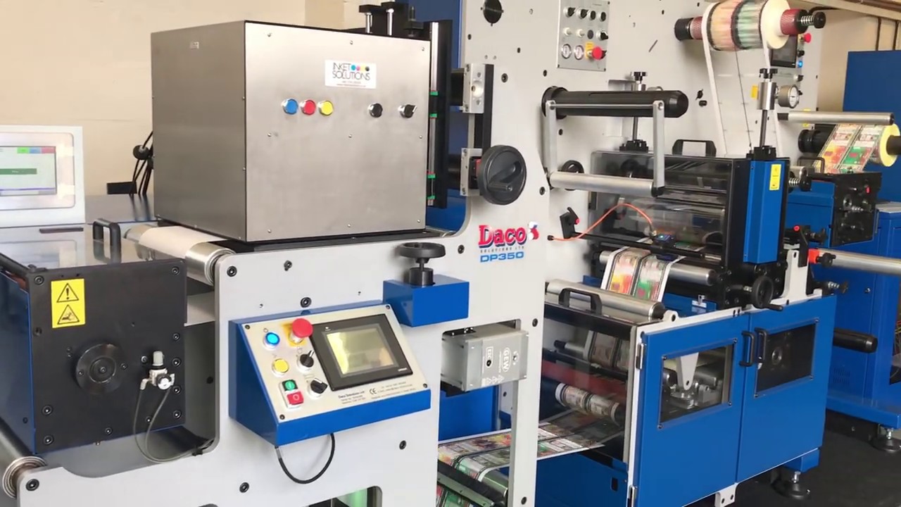 Daco DP350 - Inkjet Solutions i-JET600 Label and semi-rotary die ...