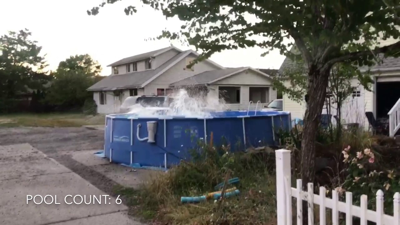 Quick Dip In Random Pools Pt.1 #DriveByPoolChallenge - YouTube