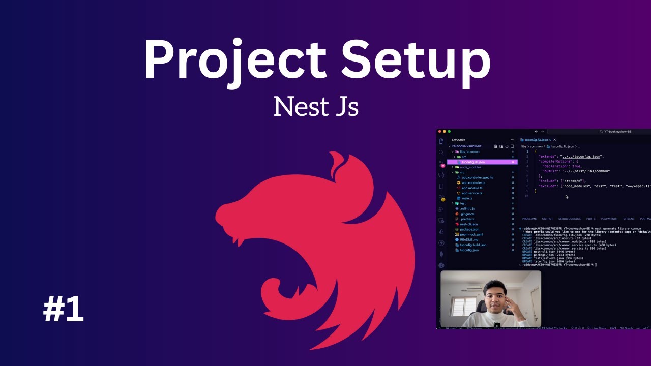 NestJS Project Setup Step-by-Step | Beginner to Advanced Guide - YouTube