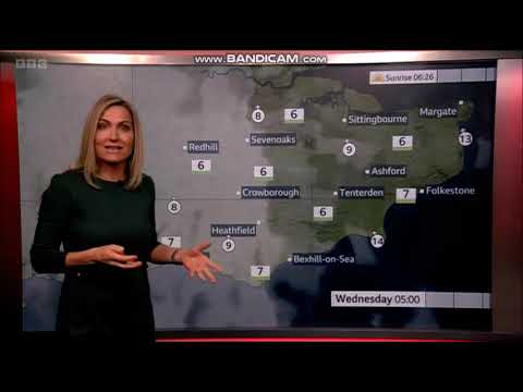 Rachael Mackley - South East Today weather - (08-03-2022) -  HD [60 FPS]