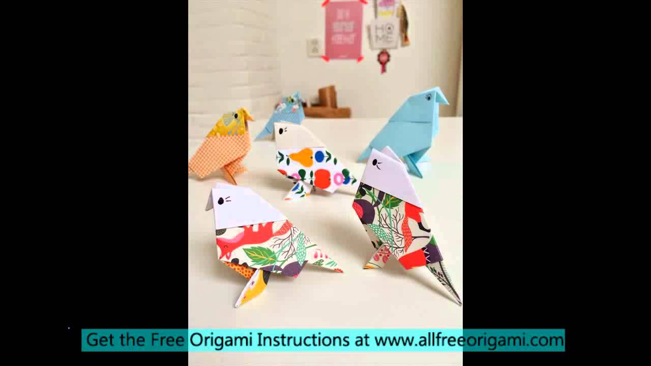 origami bird beak - YouTube