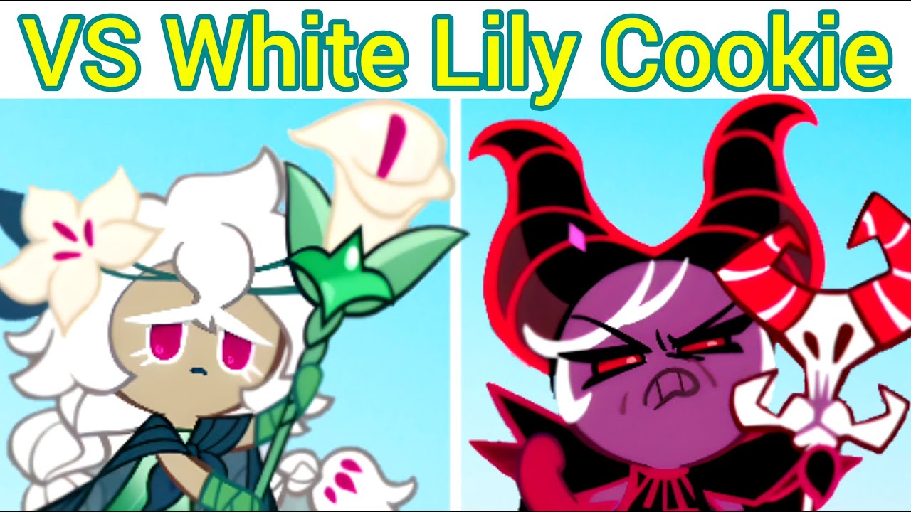 Friday Night Funkin' VS White Lily Cookie FULL WEEK + Cutscenes (FNF ...