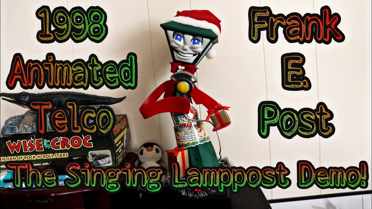 1998 Animated Telco Frank E. Post The Singing Lamppost Demo! - YouTube