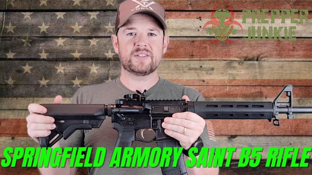 SPRINGFIELD ARMORY SAINT B5 MLOK 5.56 AR-15 RIFLE Review - YouTube