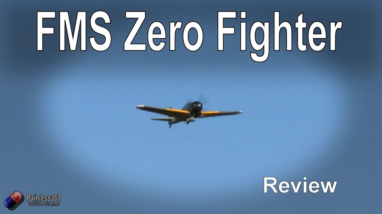 RC Reviews: FMS Zero Fighter A6M5 (from Banggood) - YouTube