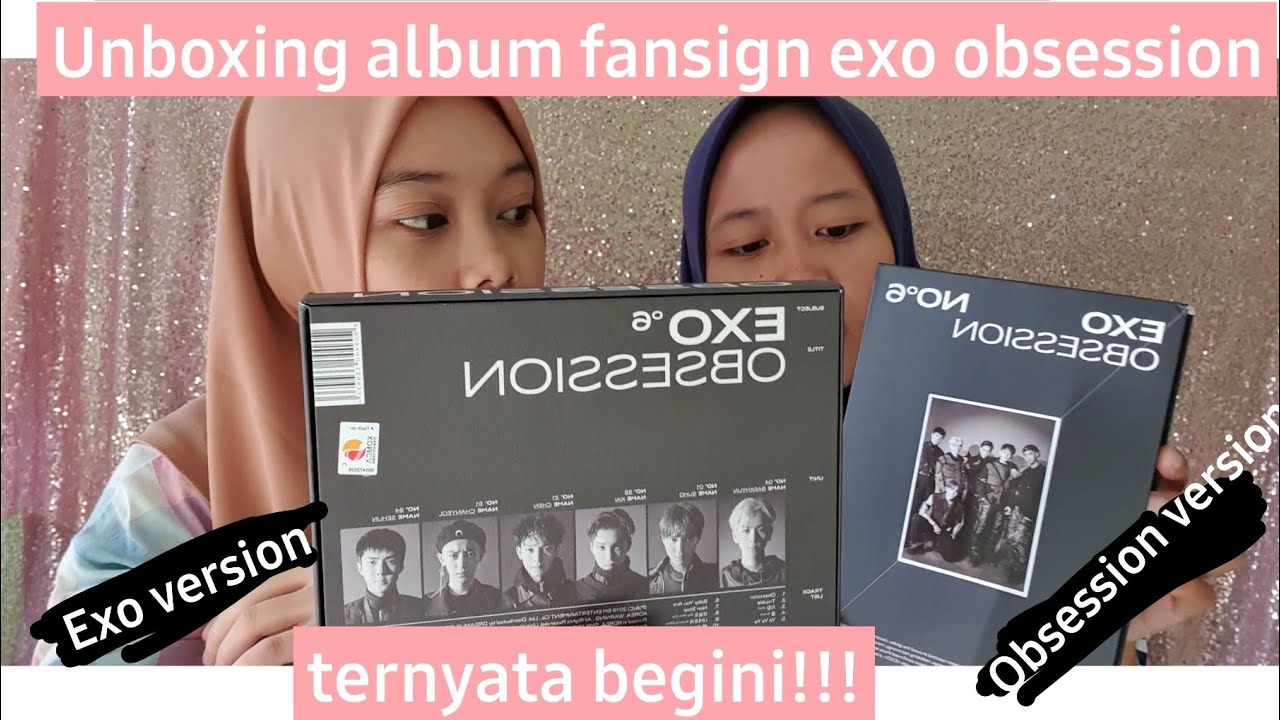 Unboxing album exo obsession fansign - YouTube