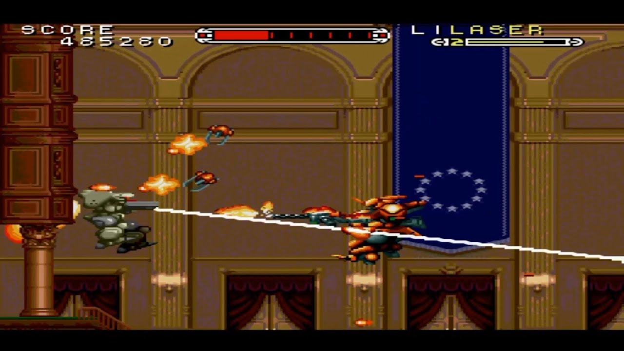 Cybernator (Assault Suits Valken) Snes/Sfc - YouTube