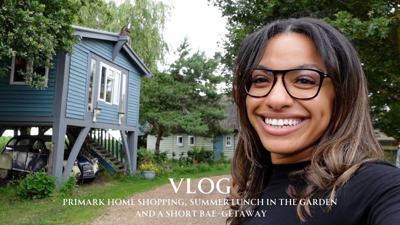 Primark Home shopping, summer lunch in the garden and a short bae ...