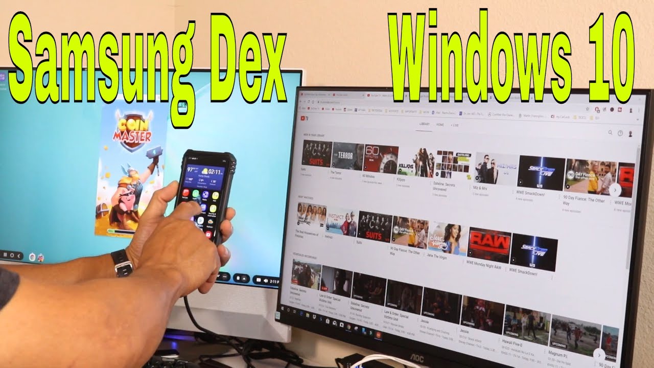 Galaxy Note 10 Dex Pc or Mac - YouTube