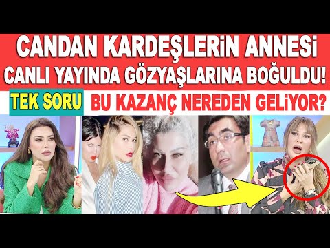 Bahar Candan ve Nihal Candan'ın annesi Umut Candan canlı yayında ...