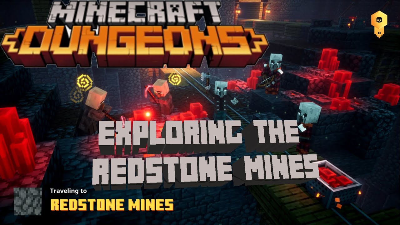 Minecraft Dungeons, Exploring the Redstone Mines - YouTube