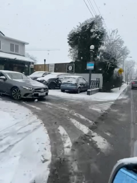 Snow drive #snowfall #snowwhite #music #slowed - YouTube