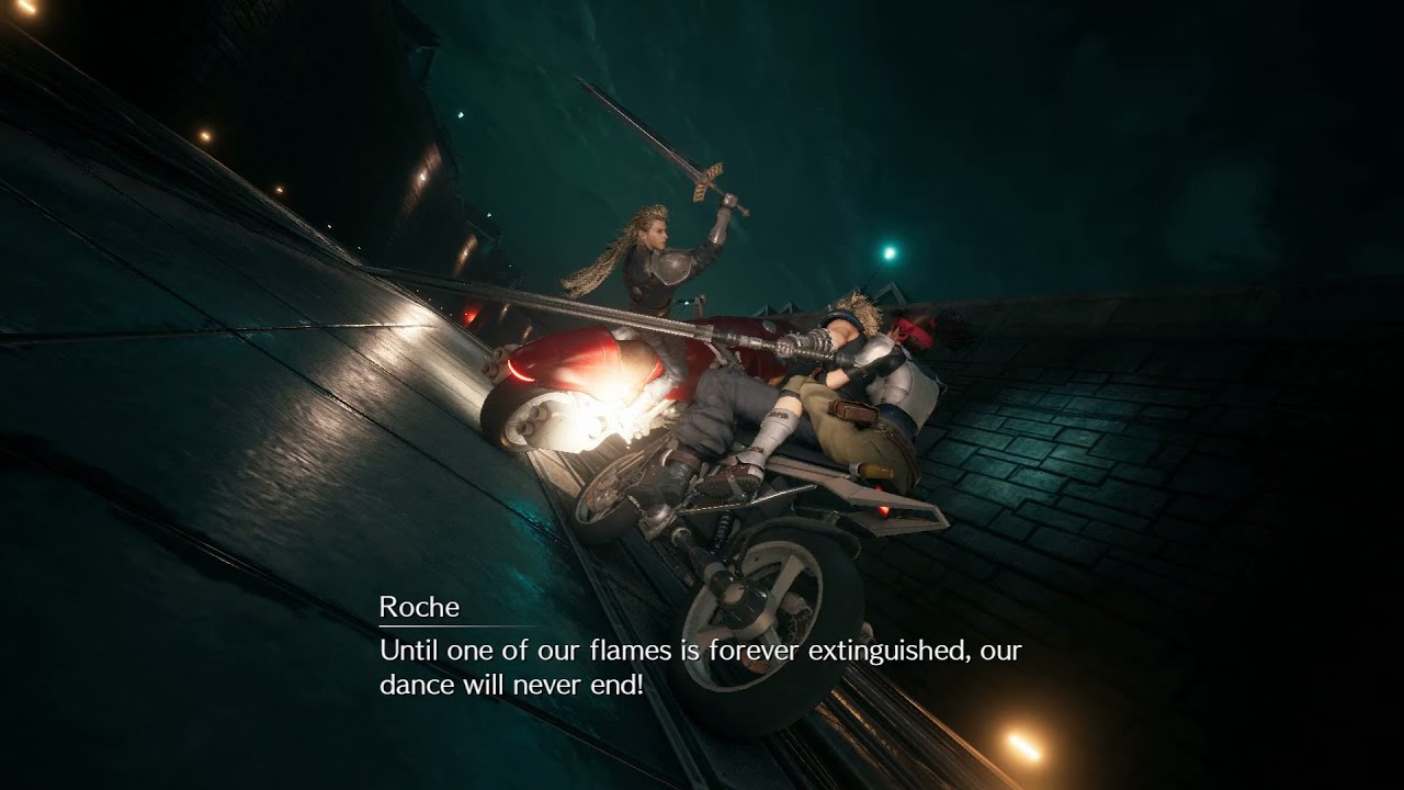 Final Fantasy VII Remake - Episode 14 : Motorcycle battle - YouTube