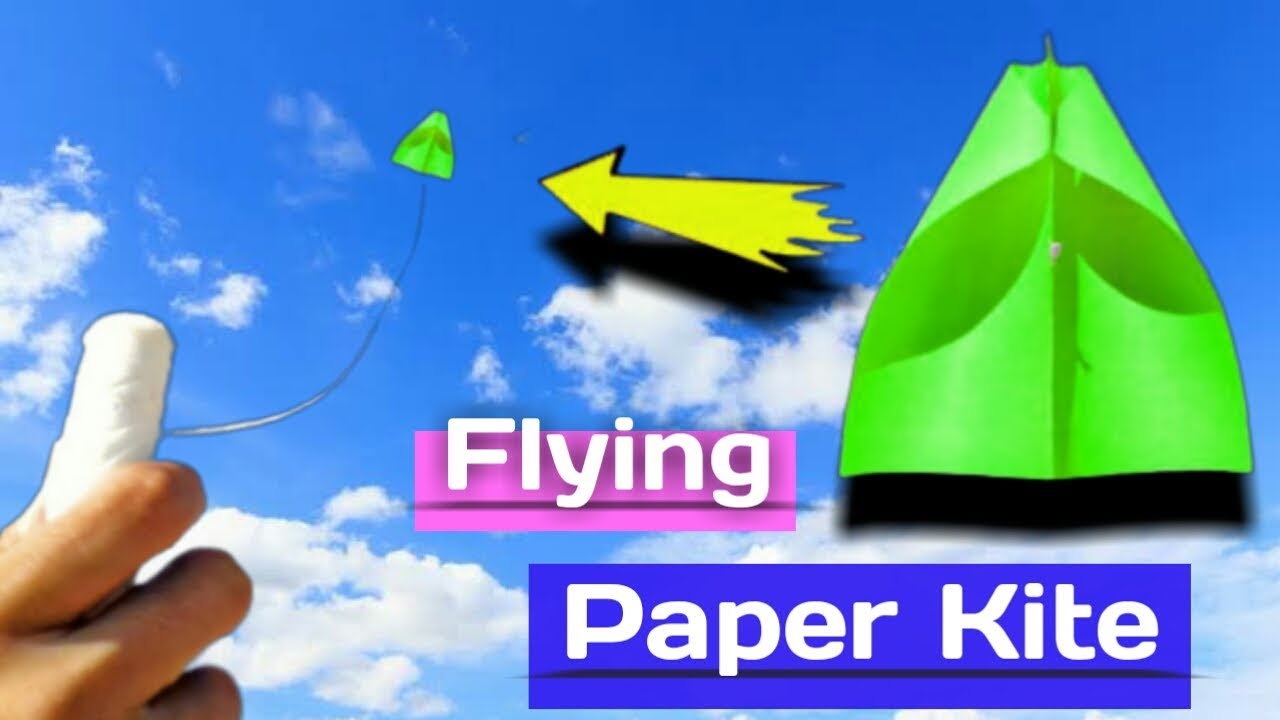Flying Paper Plane Ideas | How To Make Small Kite 2020- Simple Paper ...