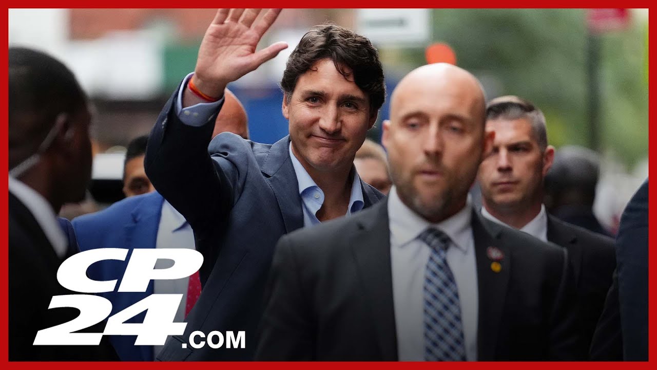 Trudeau tells Stephen Colbert there's frustration in Canada - YouTube