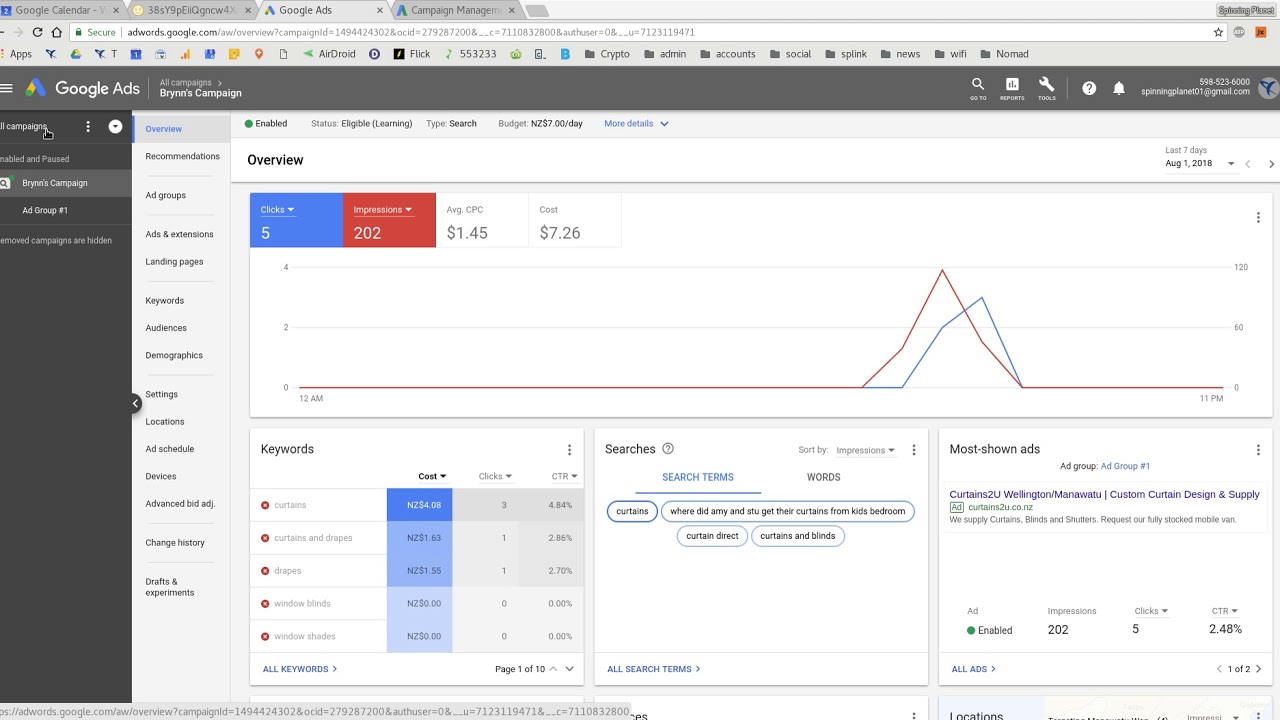 How to enable or pause your google ad - YouTube