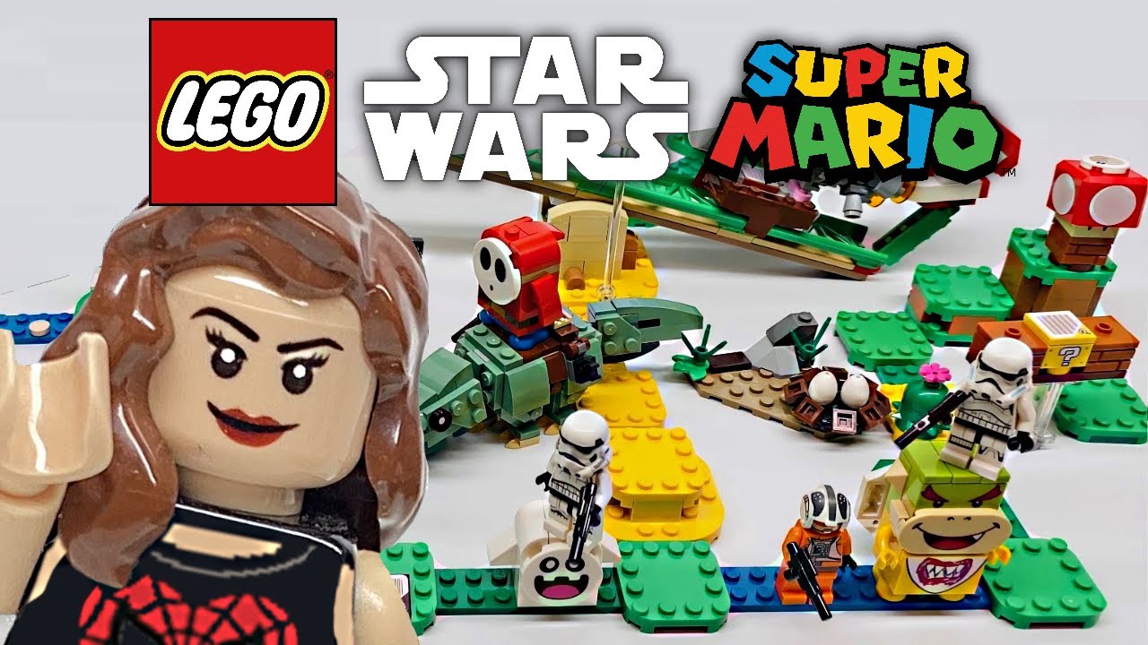 LEGO Super Mario Star Wars custom course! - YouTube