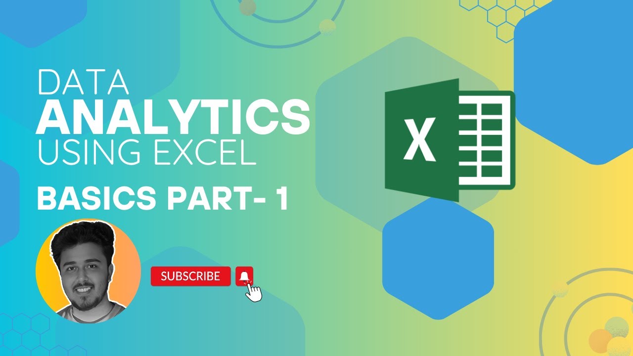 Data Analysis Using Excel Tutorial For Beginners Excel Tutorial Part 1 Youtube
