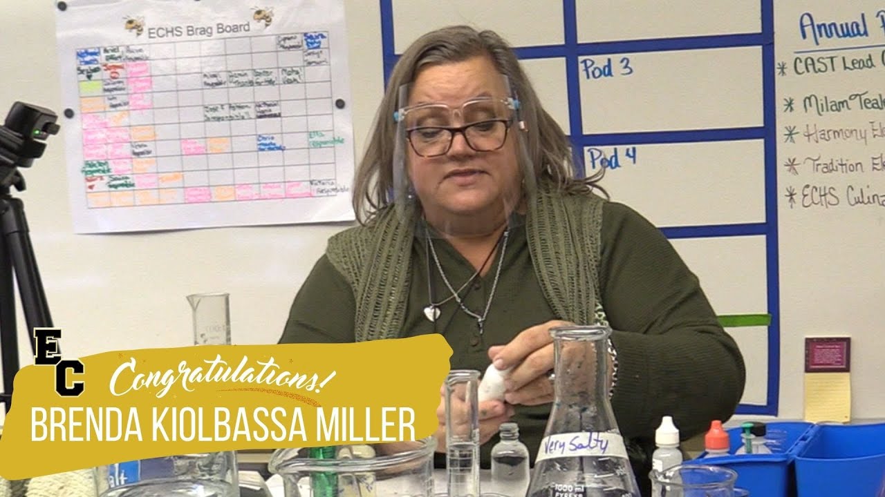 Brenda Kiolbassa Miller wins the KENS-5 EXCEL Award - YouTube