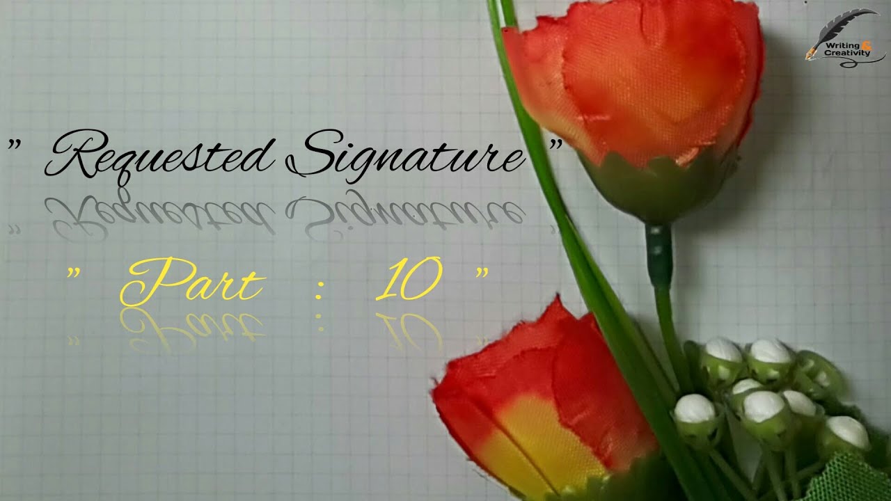 Beautiful English & Bangla Signature | Requested Signature |Part : 10 ...
