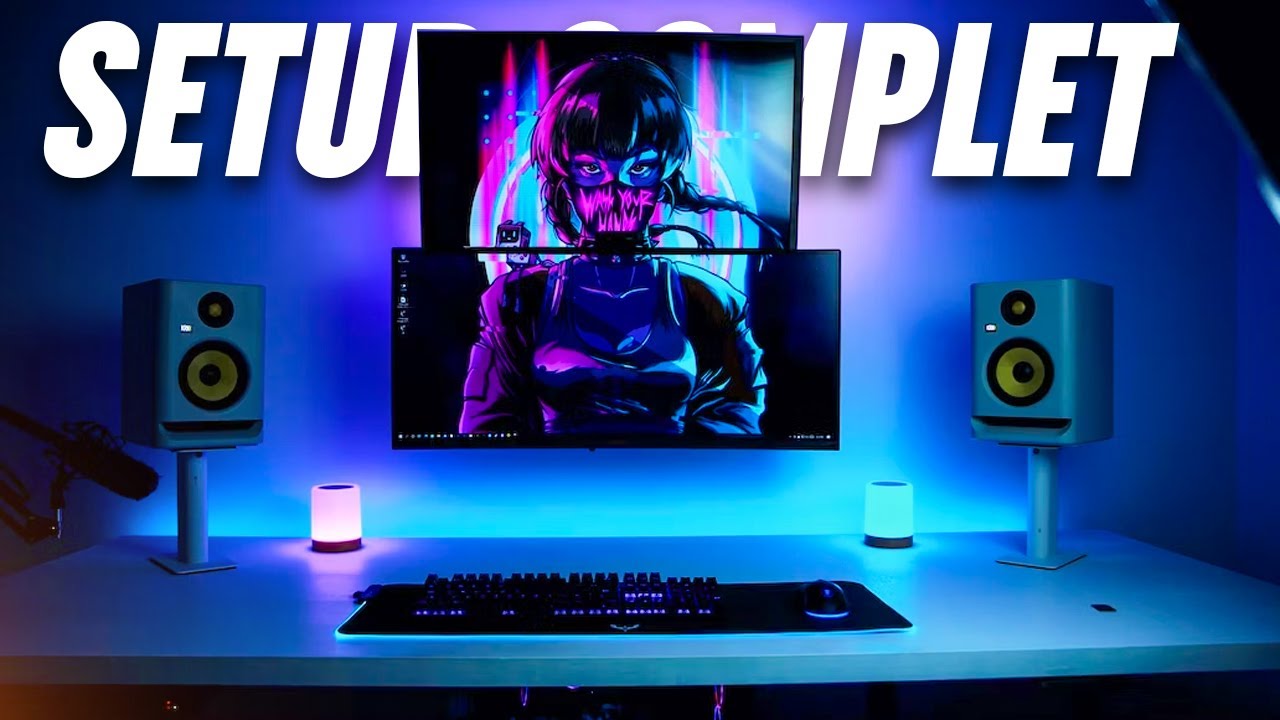 SETUP GAMING COMPLET PAS CHER + PC GAMER ! (double moniteur) - YouTube