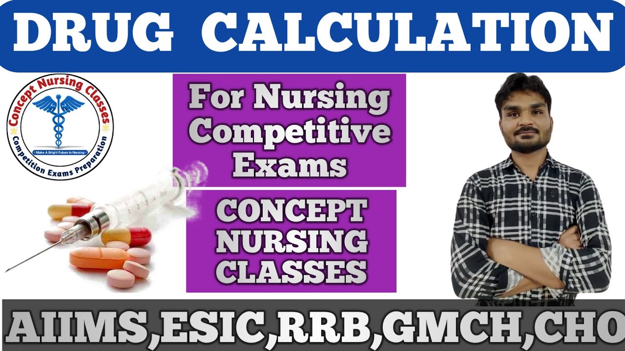 Drug dose Calculation & IV fluids Flow Rate Calculation - YouTube