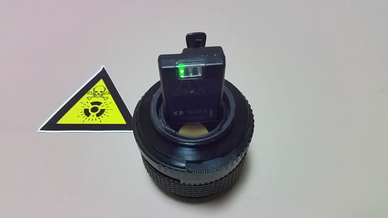 K8 NUKE safegaurd I Personal Radiation Detector - YouTube