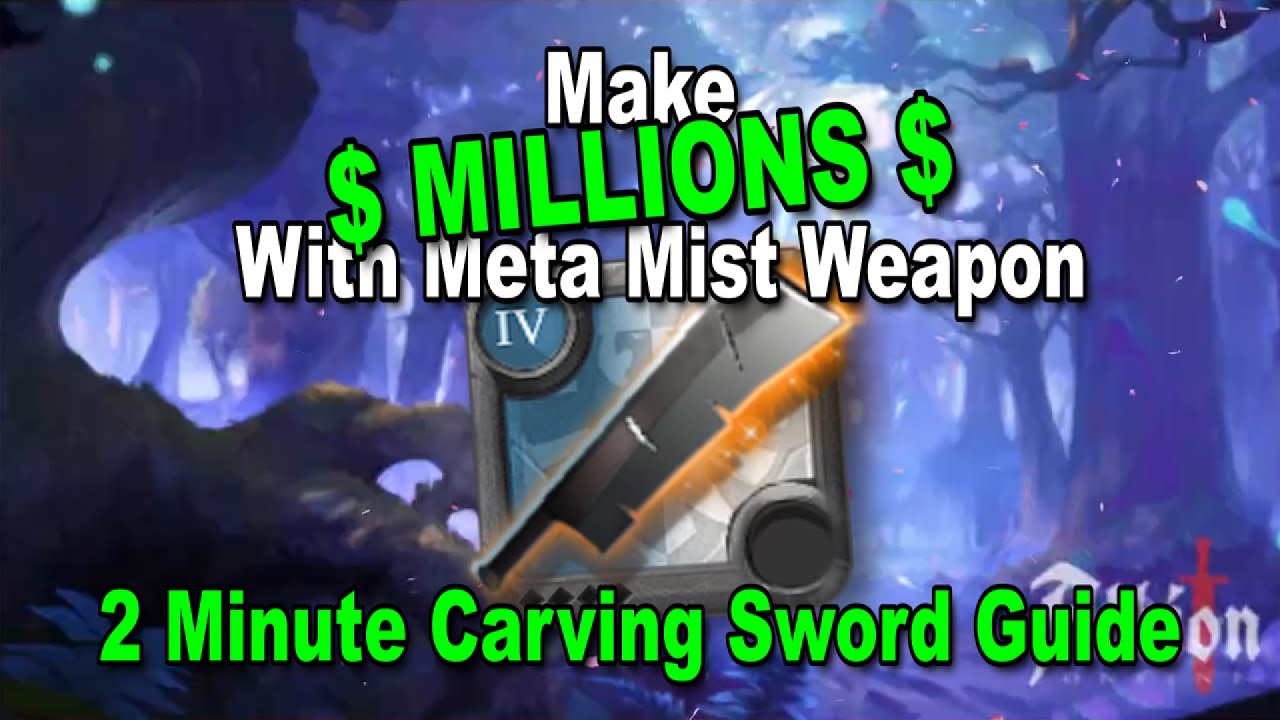 The Best Sword in Albion Online ┃ Carving Sword Guide in 2 Minutes ...