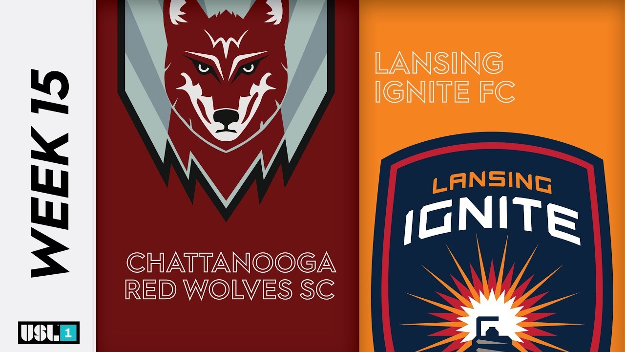 Chattanooga Red Wolves SC vs. Lansing Ignite FC: July 6th, 2019 - YouTube