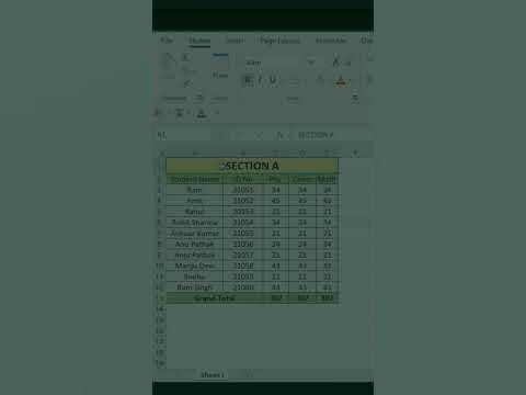 #Shorts || Excel में १ घंटे का काम १ मिनट में || How to Make Duplicate Data without Copy & Paste ...