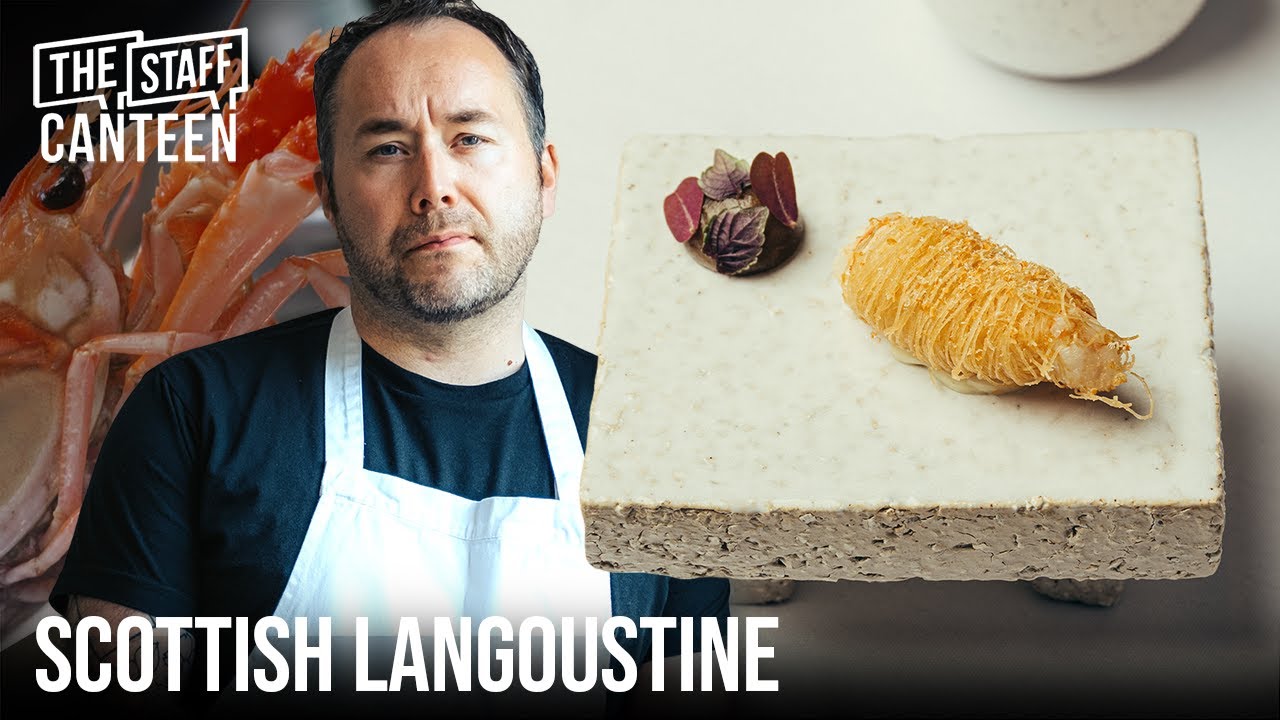 Chef Stuart Ralston at LYLA creates a Scottish Langoustine, burnt apple ...