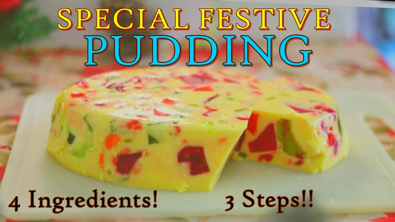 Festive Christmas Jelly Pudding for the Holidays! - YouTube