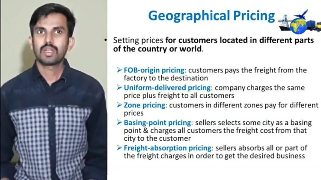 Geographical Pricing | Methods of Geographical Pricing | MCO 06 - YouTube