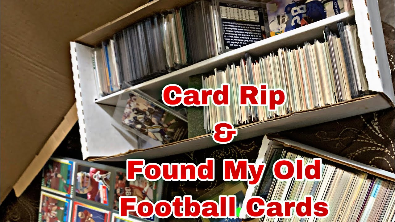 I Attempt A Card Rip & Show my Old football cards - YouTube