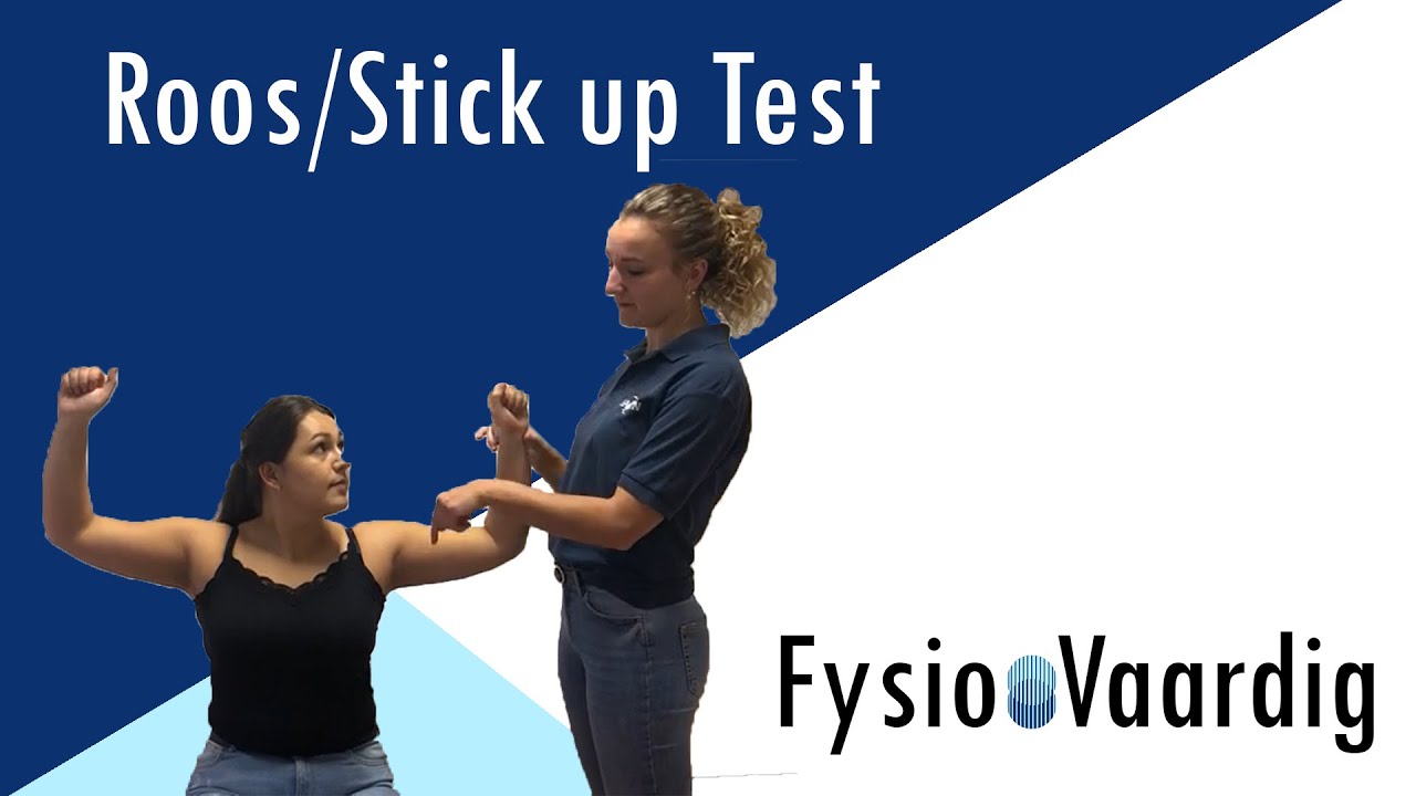 Fysio Vaardig: Roos/Stick up Test - YouTube