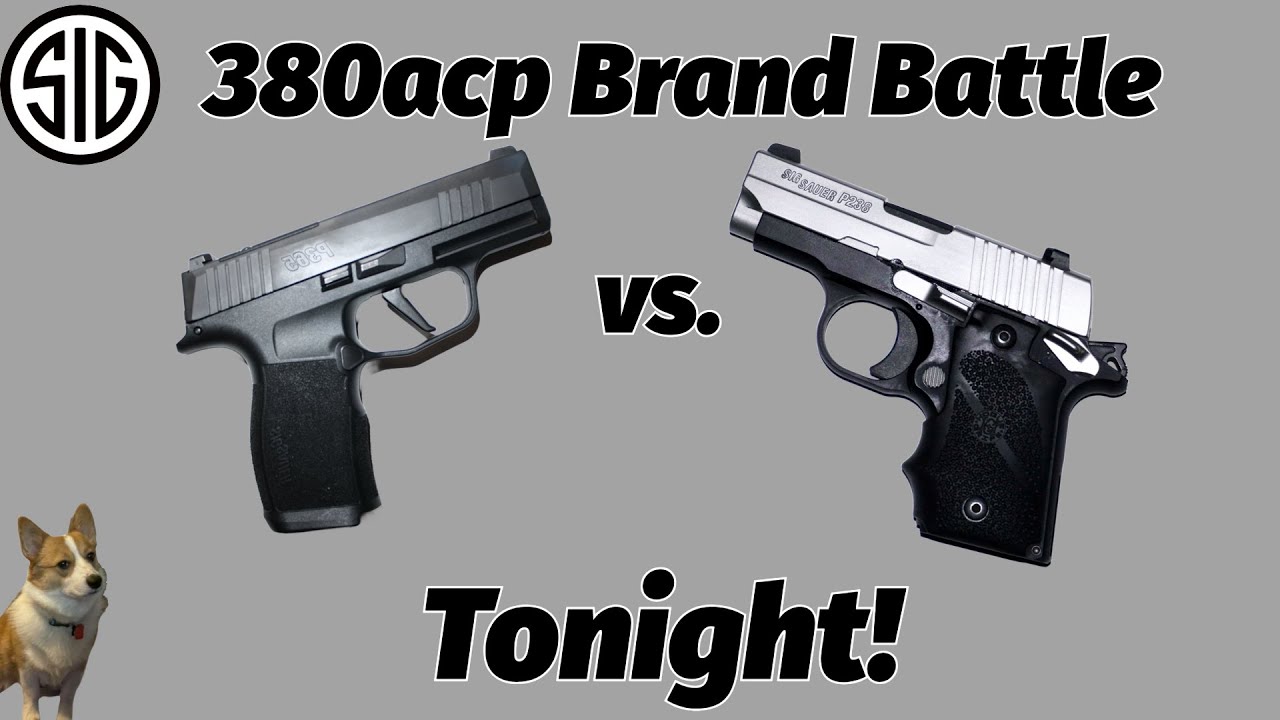 Sig 380acp Battle - P238 vs. P365 380 - YouTube