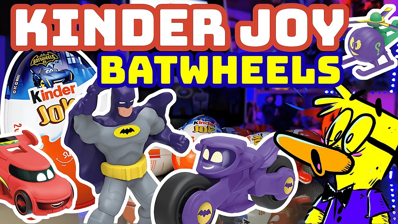 BATMAN no Kinder Joy BATWHEELS 🦇 | Quais bat surpresas vieram? 🚗 - YouTube
