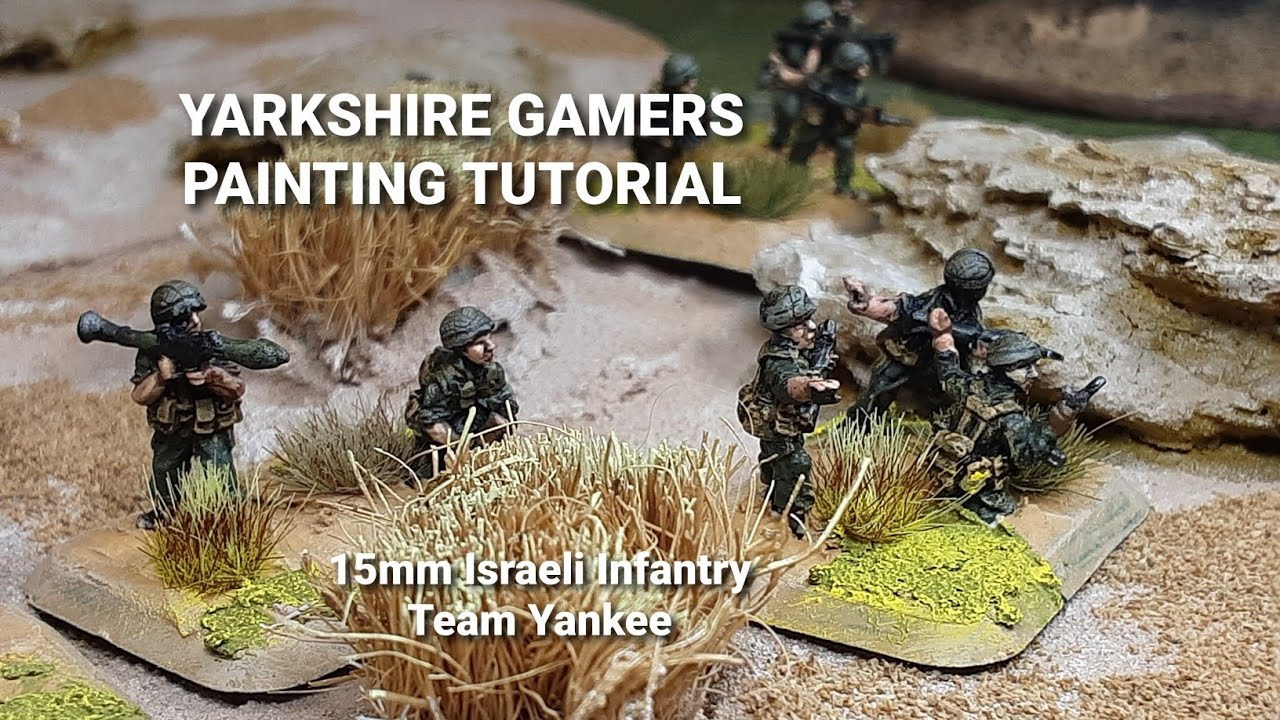 Team Yankee Oil War - 15mm Israeli Infantry Painting Tutorial - YouTube