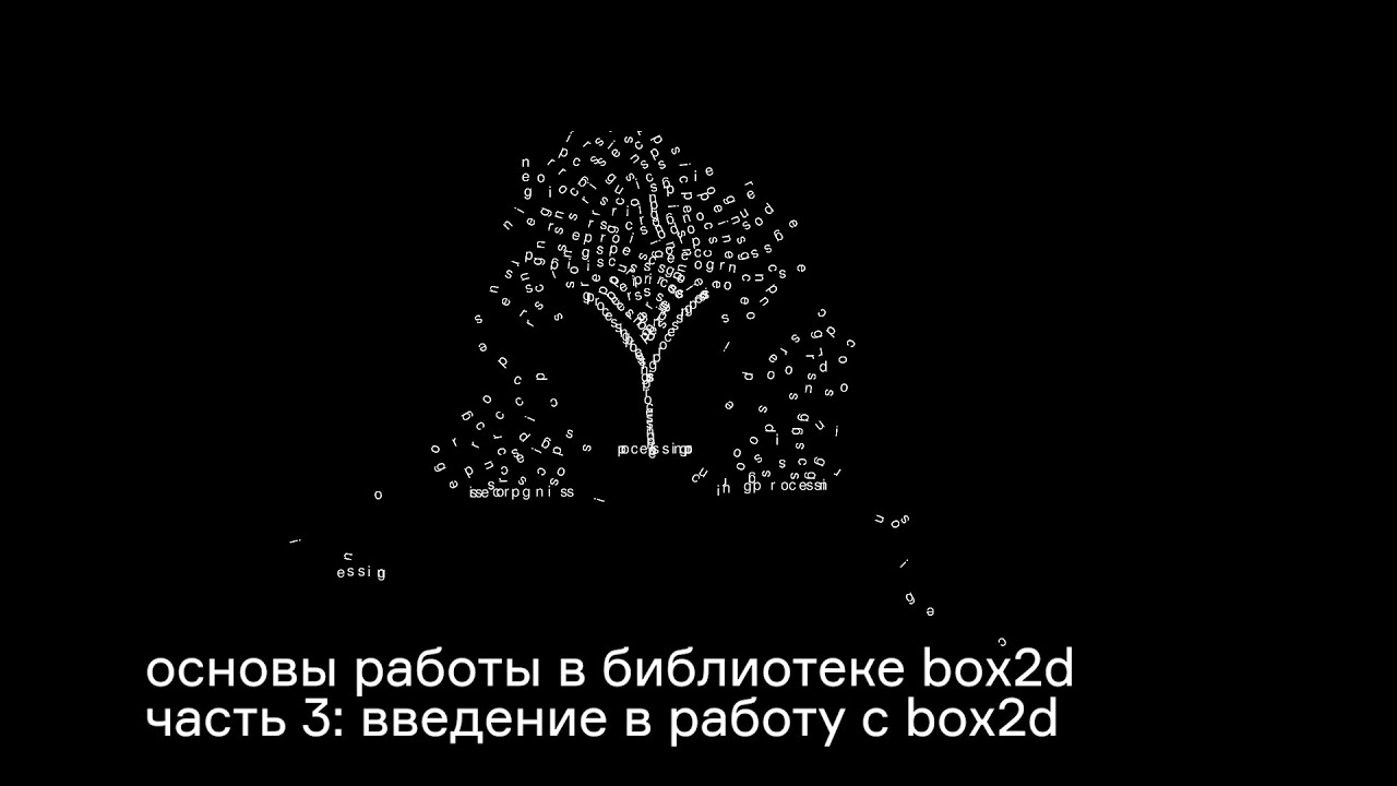 Кинетический Processing. Часть-3. введение в работу с box2d. Физика в Processing - YouTube